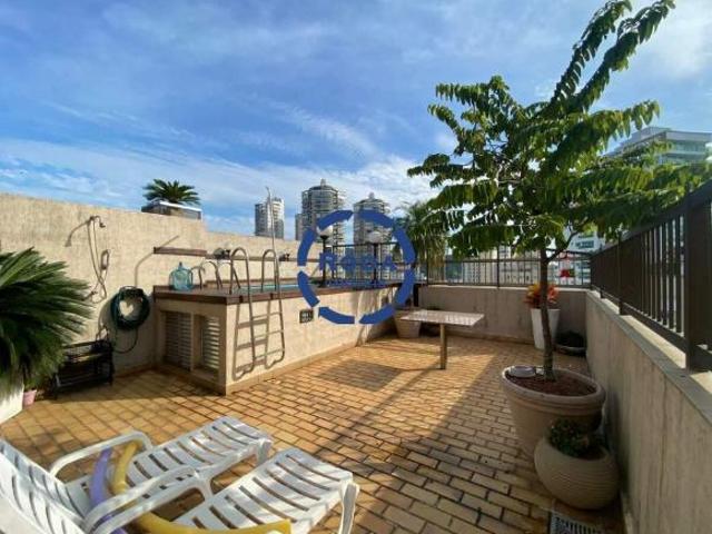 Cobertura Duplex na Ponta da Praia com Piscina Privativa 3 quartos sendo 1 suíte 2 vagas