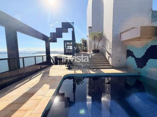 Cobertura duplex na Ponta da Praia — 340 m² de espaço, vistas deslumbrantes e lazer privativo comple