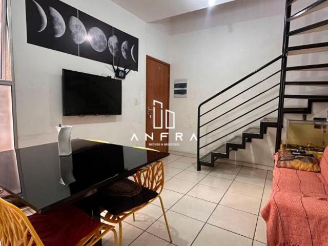 Cobertura duplex no Diamante com 2 Qts e 1 vaga coberta