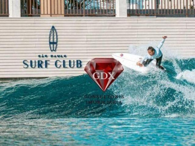 COBERTURA DUPLEX NO SÃO PAULO SURF CLUB | 333 m² | VISTA FRONTAL PARA A PISCINA DE ONDAS E PONTE EST
