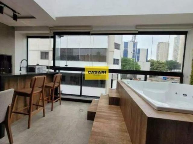 Cobertura Duplex nova e decorada à venda – 85 m² – 1 quarto– Centro, São Bernardo do Campo/SP