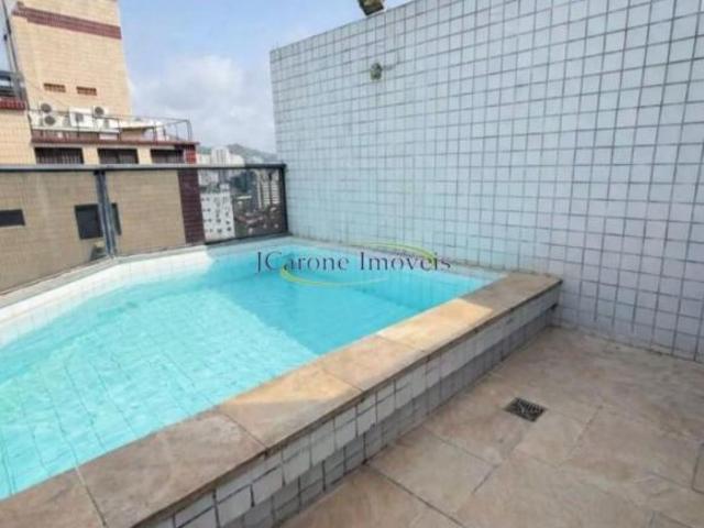 Cobertura Duplex a venda com Vista Mar e Piscina Privativa em Santos