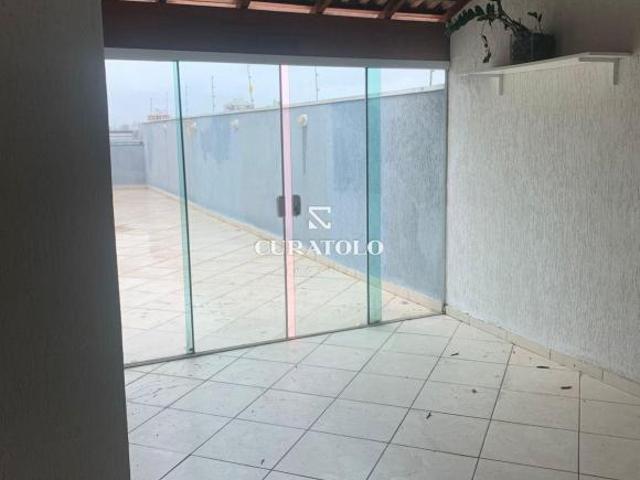 Cobertura duplex à venda com 190 m², 3 quartos, terraço e 2 vagas, Pq das Nações, em Santo André