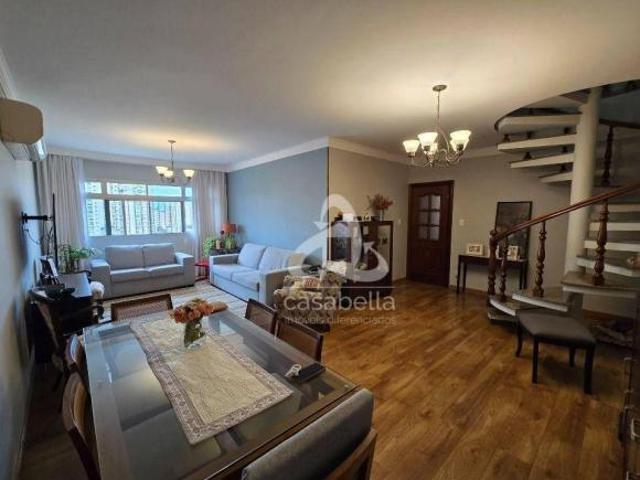 Cobertura Duplex à venda com 3 dormitórios e Lazer Privativo no bairro da Ponta da Praia em Santos/S