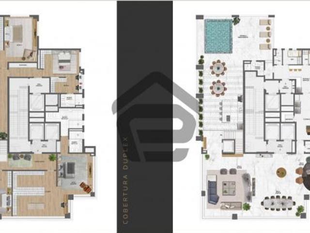 Cobertura Duplex à Venda com 4 Dormitórios em Moema