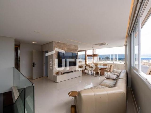 Cobertura duplex à venda – Aria das Artes – Setor Oeste – 3 suítes, 264 m², mobiliado, próximo à Pra