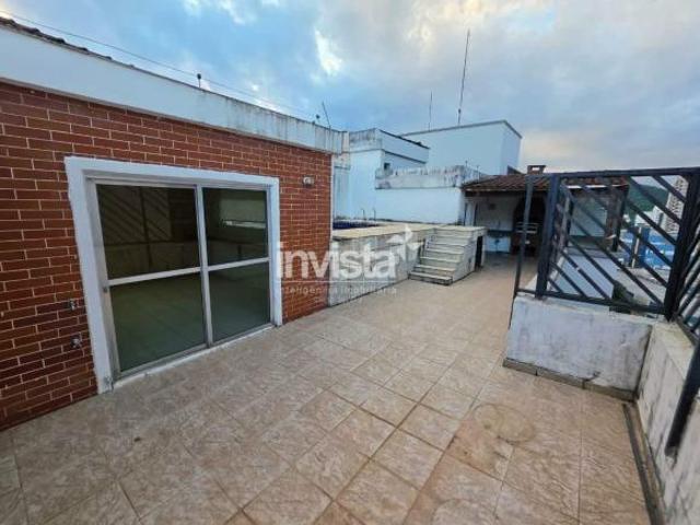 Cobertura Duplex à Venda em Santos | 280 m² | Piscina Privativa | Churrasqueira | 3 Dormitórios | 2