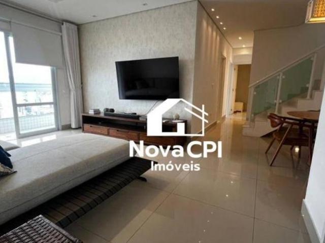 Cobertura Duplex Alto Padrão com Vista Mar no Canto do Forte – 4 Dormitórios e 3 Vagas
