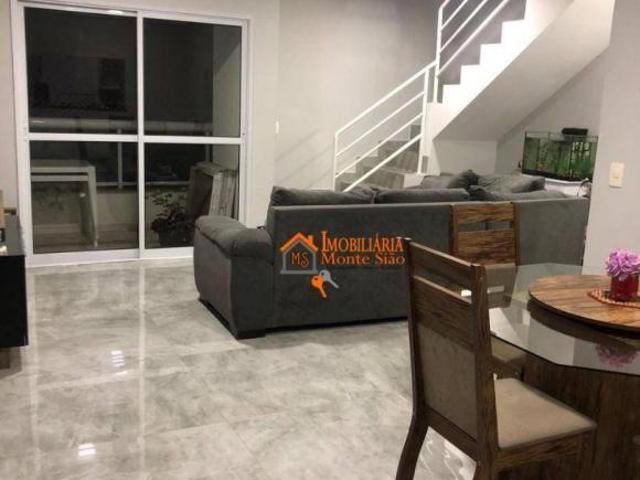 Cobertura duplex com 155m² à venda com 4 quartos, 2 suites e 3 vagas de garagem no Cndominio Monte V