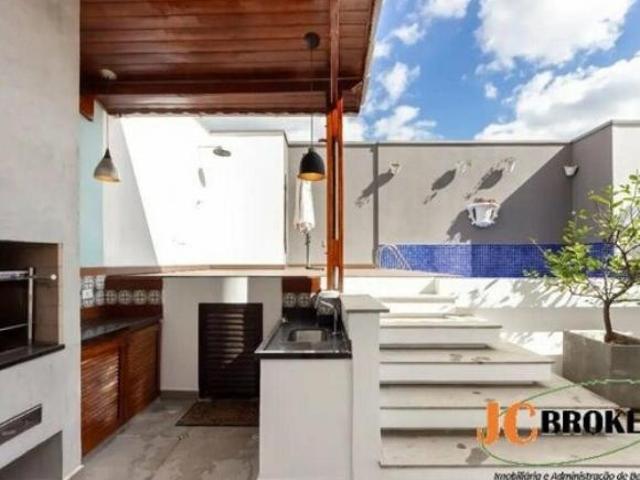 Cobertura duplex com 226 m², 2 Dormitórios, sendo 2 suítes, terraço gourmet com piscina, 3 Vagas