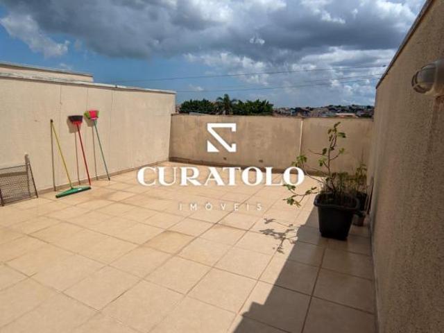 Cobertura Duplex com 2 dormitórios, terraço com churrasqueira e 1 vaga Pq. Novo Oratório, Santo An