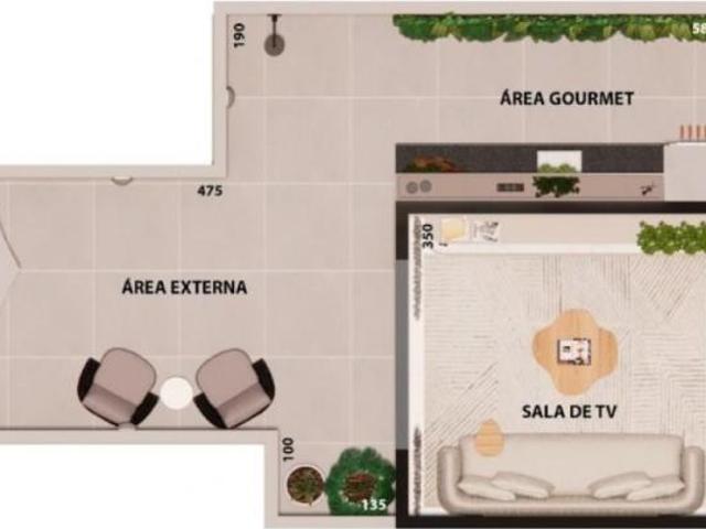 Cobertura Duplex com 2 quartos à venda em Contagem, no bairro Três Barras