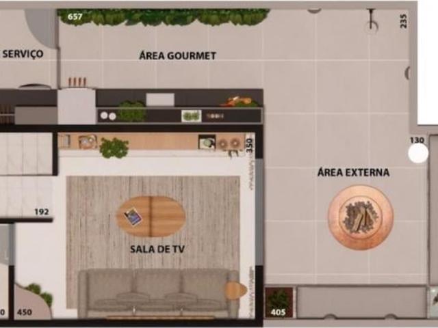 Cobertura Duplex com 2 quartos à venda em Contagem, no bairro Três Barras
