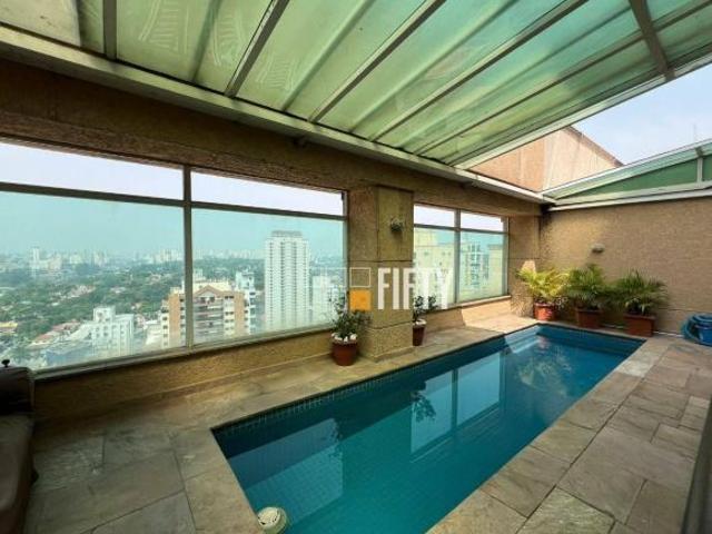 Cobertura DUPLEX com 344m², 4 quartos, 3 suítes na melhor localização do Brooklin, São Paulo SP