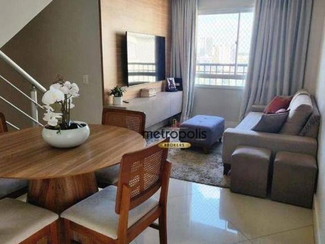 Cobertura DUPLEX com 3 dormitórios à venda, 105 m² por R$ 1.054.000 Centro São Bernardo do Campo