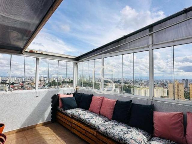 Cobertura duplex com 3 dormitórios à venda, 122 m² por R$ 899.000 Jardim São Judas Tadeu Guarulh