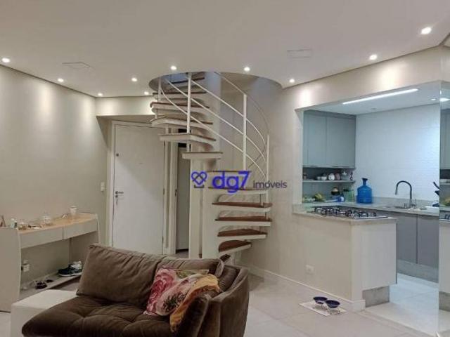 Cobertura Duplex com 3 dormitórios à venda, 146 m² por R$ 890.000 Taboão da Se