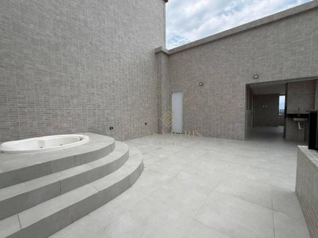 Cobertura Duplex com 3 dormitórios à venda, 154 m² por R$ 1.300.000 Vila Guilhermina Praia Grand