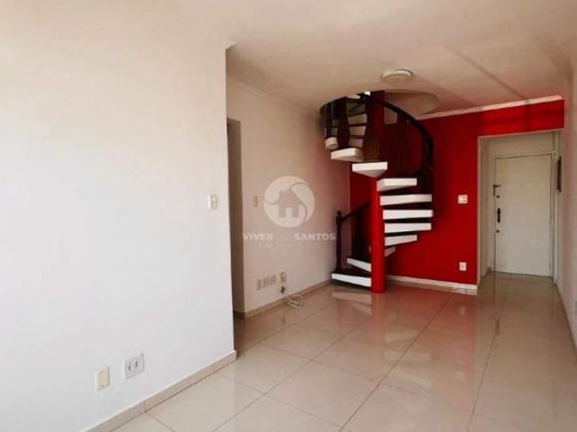 Cobertura duplex com 3 suítes à venda na Aparecida em Santos