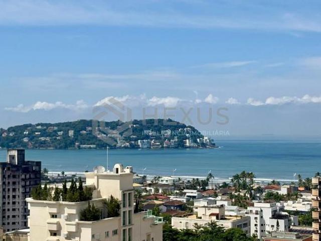 Cobertura Duplex com varanda gourmet vista mar e lazer na Enseada, Guarujá