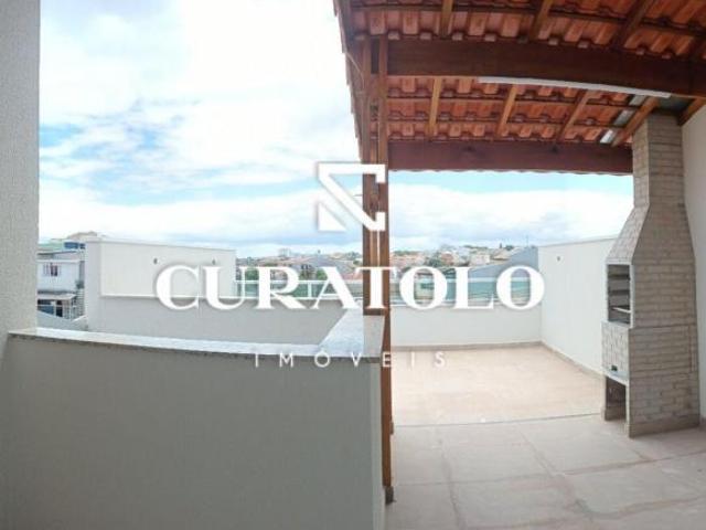 Cobertura Duplex com área gourmet, 2 dorms, suíte e vaga coberta Vila Bela Vista, Santo André