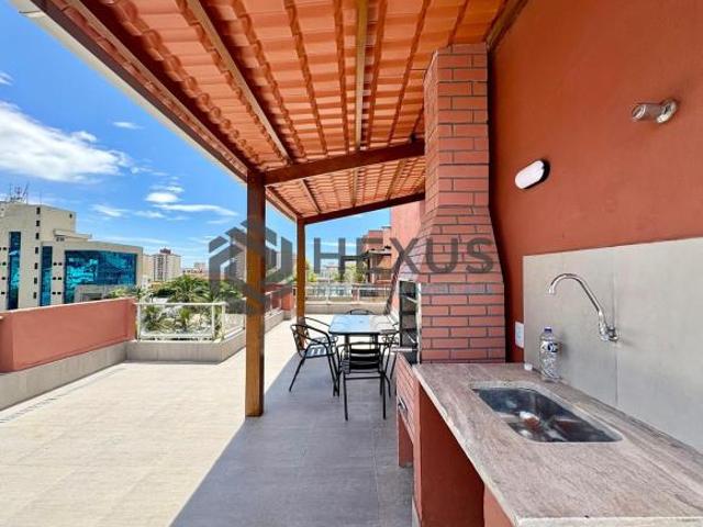 Cobertura duplex com área gourmet na Praia da Enseada, Guaruja