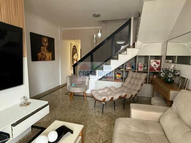 Cobertura Duplex com Churrasqueira e Vista Livre na Encruzilhada ? Santos