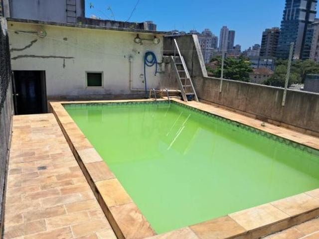 Cobertura Duplex com elevador, 4 dormitórios, 4 wcs, piscina, garagem Santos SP