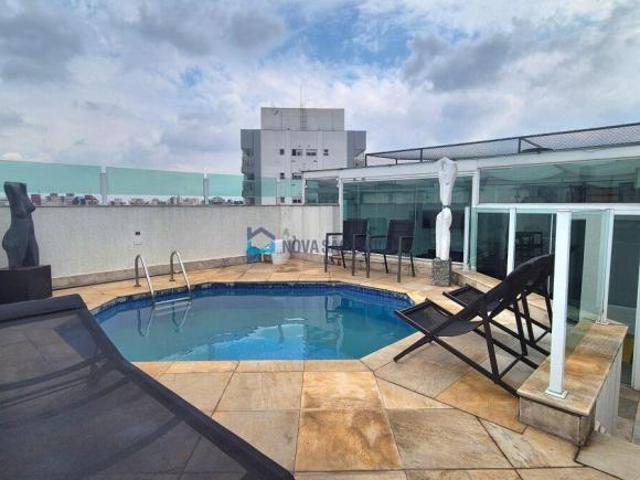 Cobertura duplex com espaço gourmet e piscina perto do Metrô Conceição!