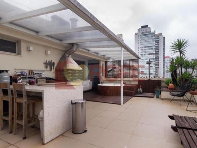 Cobertura Duplex com Jacuzzi, Lareira e Vista Panorâmica | 191m² | Campo Belo