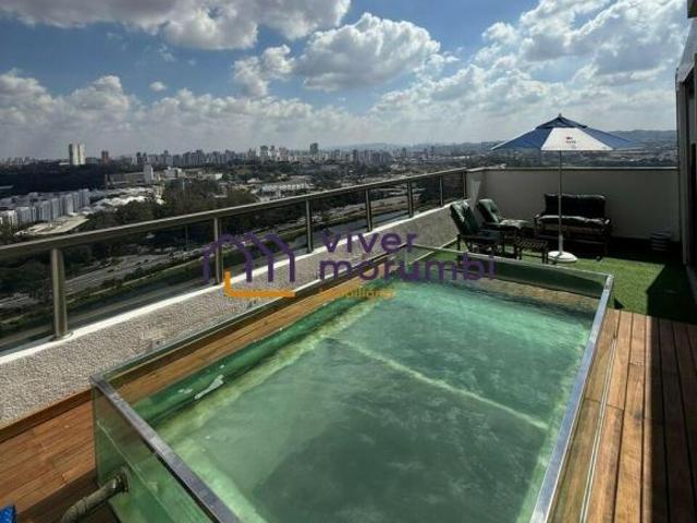Cobertura Duplex com piscina de vidro suspensa na Vila Leopoldina