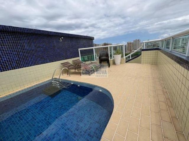 COBERTURA DUPLEX COM PISCINA PRIVATIVA E VISTA MAR, 2 suites | GUILHERMINA ? PRAIA GRANDE