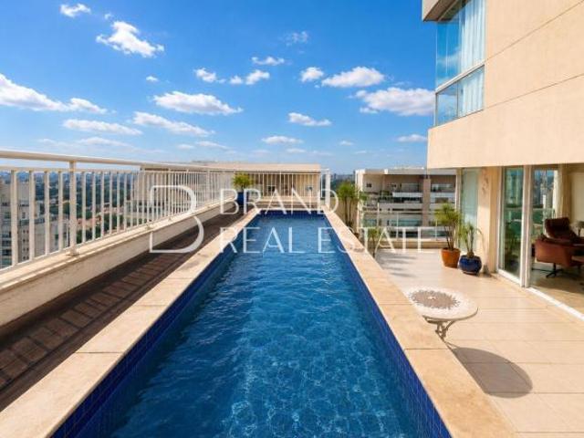 Cobertura Duplex de Alto Padrão à Venda no Campo Belo | 378m² | 4 Suítes | Piscina Privativa | 5 Vag