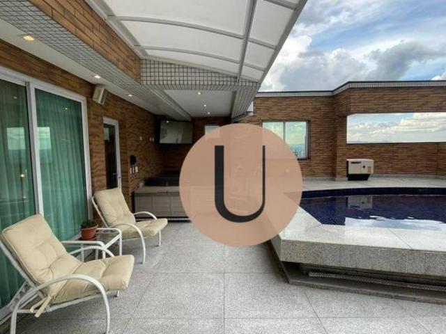 Cobertura Duplex de Alto Padrão com 421 m² | 3 Suítes | Piscina Privativa | 6 Vagas | Jardim Anália