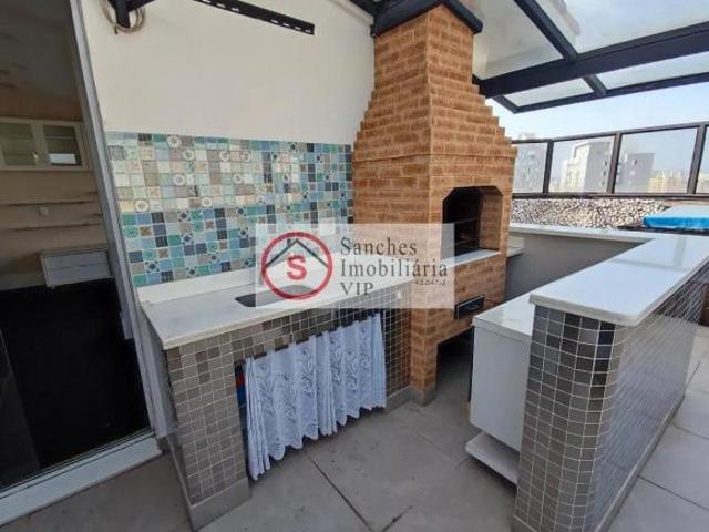 Cobertura Duplex de Alto Padrão 193m² 3 Dorms 1 Suíte Jacuzzi Churrasqueira Privativa 2 Vagas