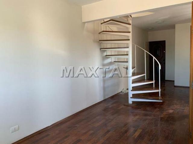 Cobertura duplex de 150m² à venda no Mandaqui, com 3 dormitórios, 2 salas, 2 vagas e lazer completo