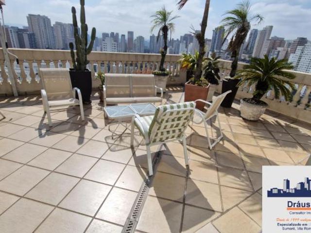 COBERTURA DUPLEX DE 225M2 ÚTEIS EM REGIÃO NOBRE DE PERDIZES E MUITO LAZER SENDO 3 SUITES, AMPLO TERR