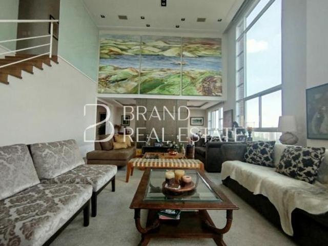 Cobertura Duplex de 369m² no Panamby 4 suítes 5 vagas. Lazer Completo!