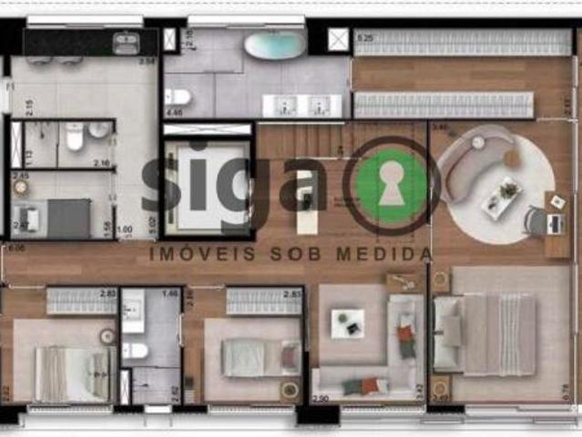 Cobertura duplex de 377m² no Jardim Paulista com exclusividade e luxo absoluto