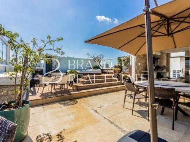 Cobertura duplex de 307 m², 5 suítes, 5 vagas próximo Arena Sport Club Ibirapuera