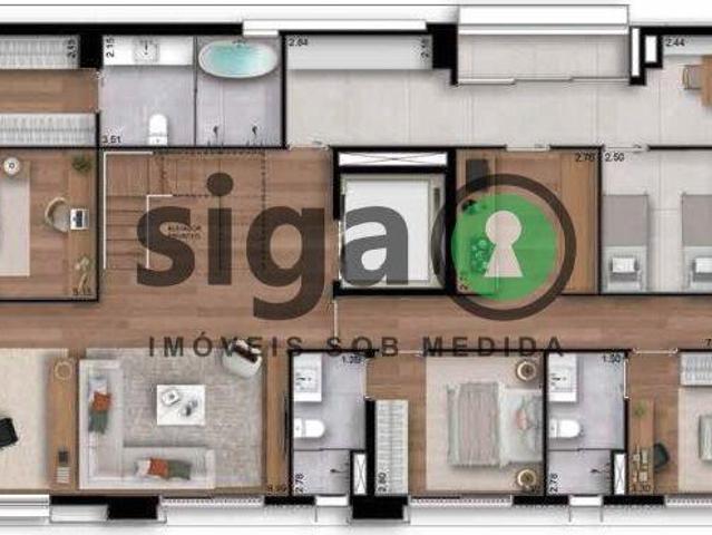 Cobertura duplex de 564m² no Jardim Paulista com exclusividade e luxo absoluto