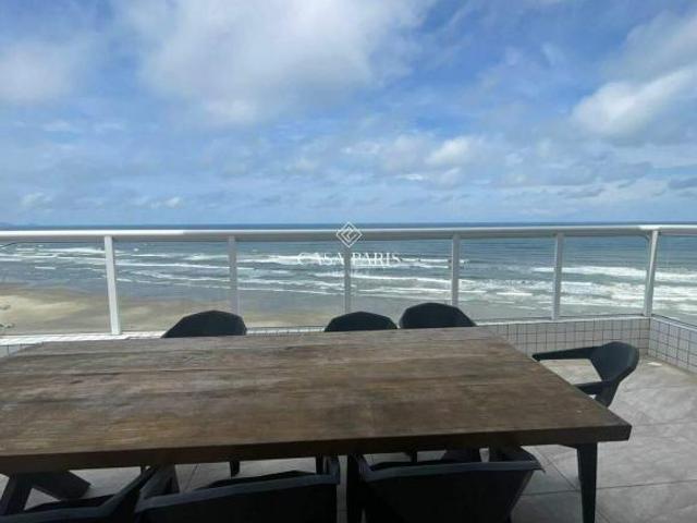 Cobertura DUPLEX frente mar com 3 suítes à venda, 143 m² por R$ 1.150.000 Caiçara Praia Grande/S