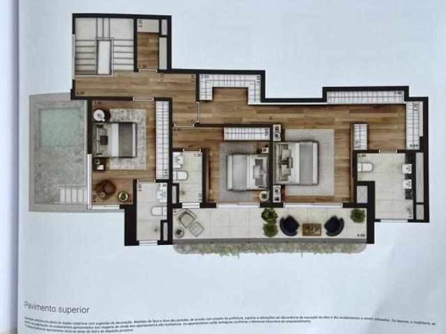 COBERTURA DUPLEX, JD. MORUMBI,PQ.GLOBAL,3 SUITES, 4 VAGAS, DEPOSITO, 263M2