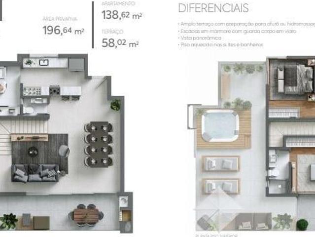 COBERTURA Duplex Lançamento Alto Padrão no Bigorrilho Soho 2525