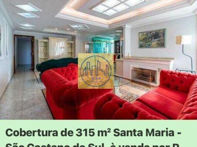 Cobertura Duplex para Venda em São Caetano do Sul, Santa Maria, 5 dormitórios, 2 suítes, 3 banheiros