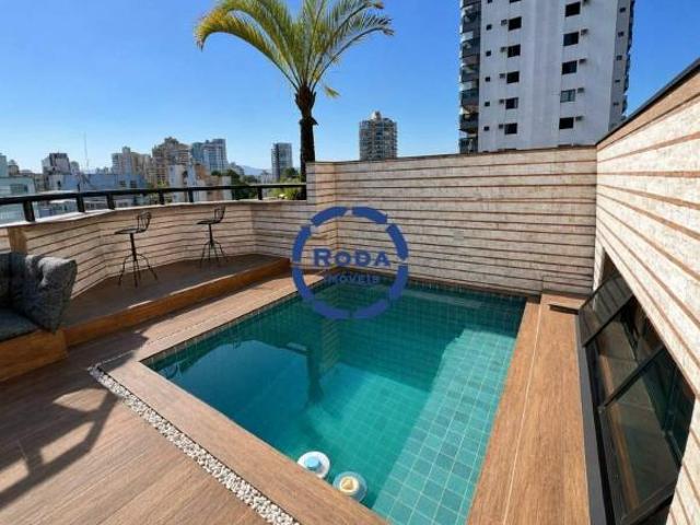 Cobertura Duplex Porteira Fechada com Vista Parcial Mar – A apenas 50 metros da praia