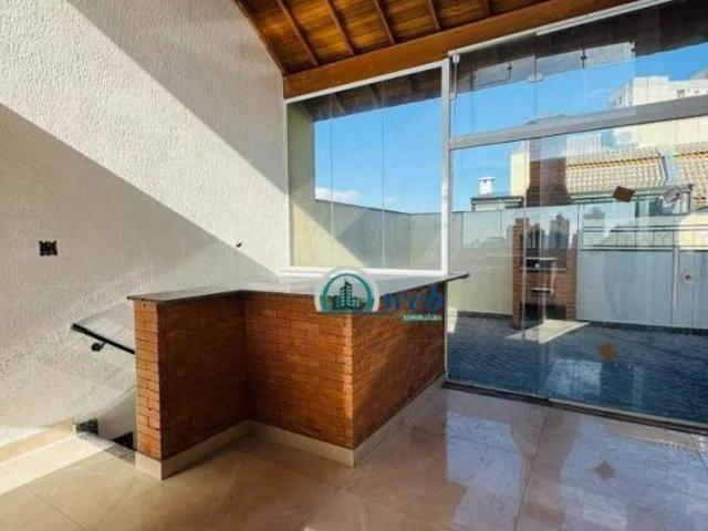 Cobertura Duplex s/ condomínio com 2 dormitórios à venda, 106 m² por R$ 529.000 Campestre Santo