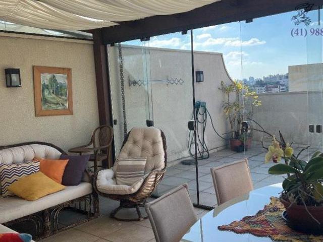 Cobertura Duplex Semi mobiliada, com 127m² privativos, 2 vagas paralelas, bairro Vila Izabel