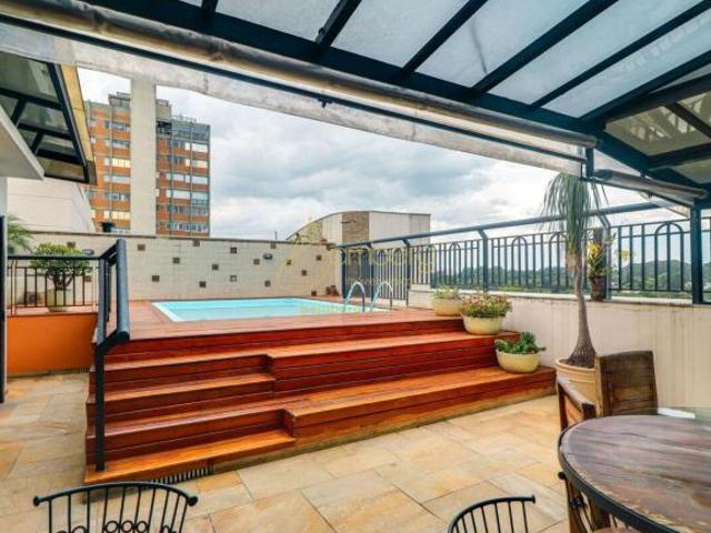 COBERTURA DUPLEX TOTALMENTE REFORMADA ALTO DA BOA VISTA 4 DORM COM PISCINA AQUECIDA