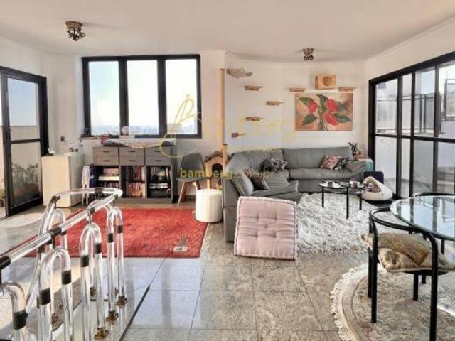 COBERTURA DUPLEX VILA MARIANA 4 QUARTOS, 2 SUÍTES, 3 VAGAS 320 ÁREA ÚTIL E PISCINA